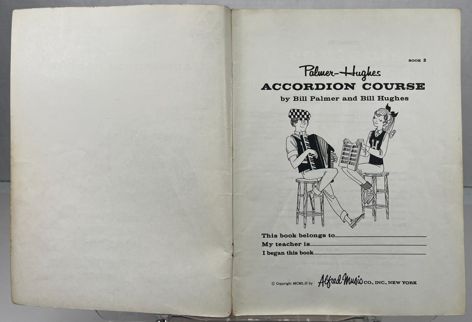 Palmer Hughes Accordion Course Book 2 Music Instruction Book Alfred ...