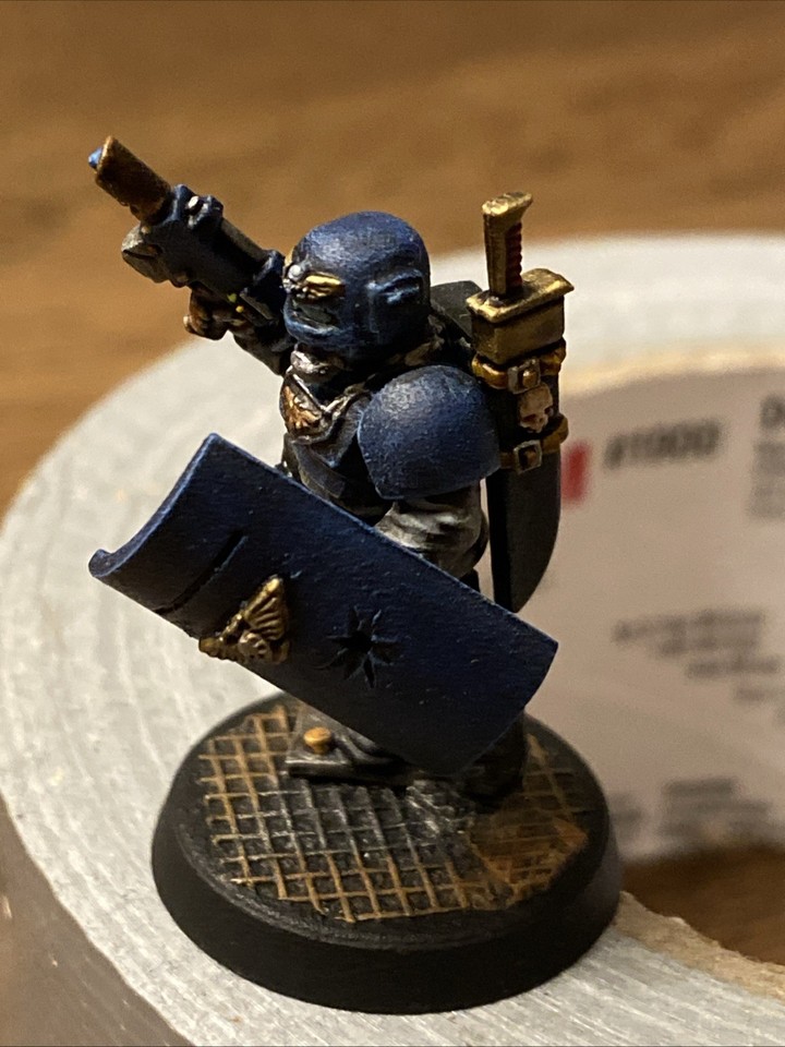 Warhammer 40K Necromunda Adeptus Arbites Enforcers x7 Squad Custom ...