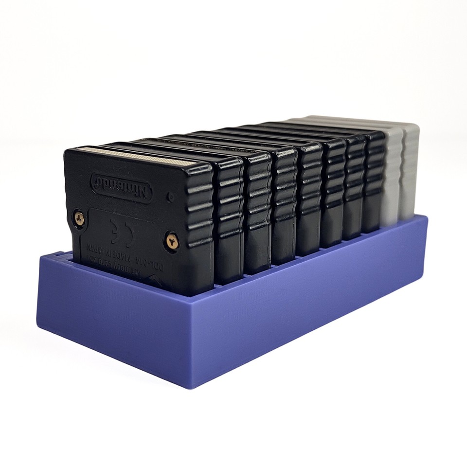 Nintendo GameCube Memory Card Display Tray Mancave Storage Accessory GC ...