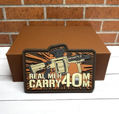 Tactical PVC Patch - Morale Gun Patch - Hooked back Military Patch | eBay