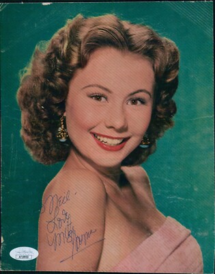 Mitzi Gaynor Actress Signed 7x9 Cut Magazine Page Photo JSA ...