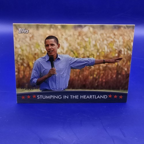 2008 Topps PRESIDENT Barack Obama Inaugural Edition Foil Stamp Parallel ...