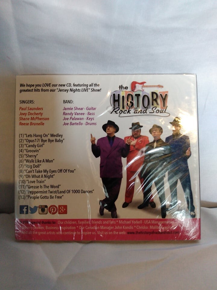 The History Of Rock & Soul Pauly And The Goodfellas CD SEALED Jersey ...