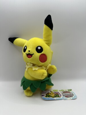 2010 Pokemon World Championship Pikachu Plush Aloha Hula New With Tag ...