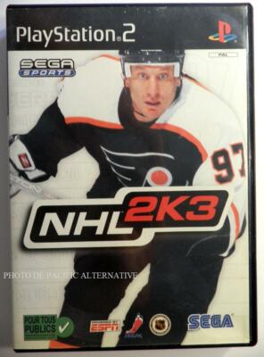 jeu NHL 2K3 2003 pour playstation 2 PS2 en francais game hockey glace ...