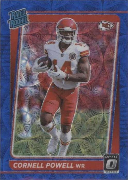 2021 Panini Donruss Optic - Rated Rookie Cornell Powell #240 Blue Scope ...
