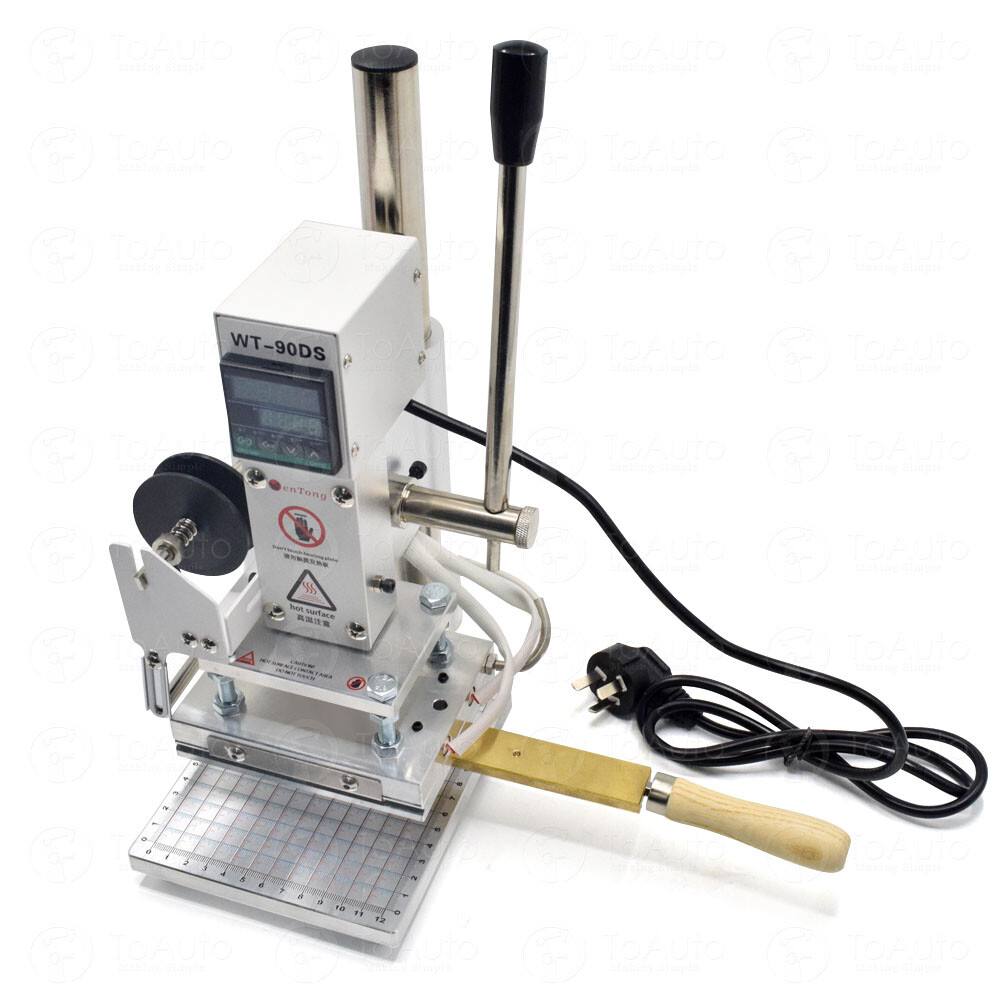 Digital Hot Foil Stamping Machine T-Slot Brass Mold Logo Leather PU ...