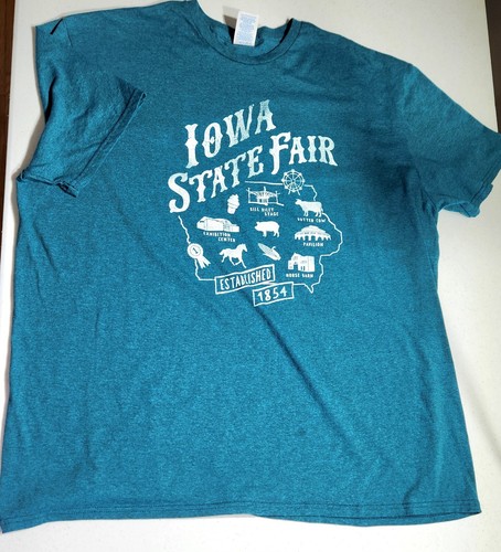 Iowa State Fair Tshirt Sz 2XL Pre-shrunk Delta Apparel | eBay