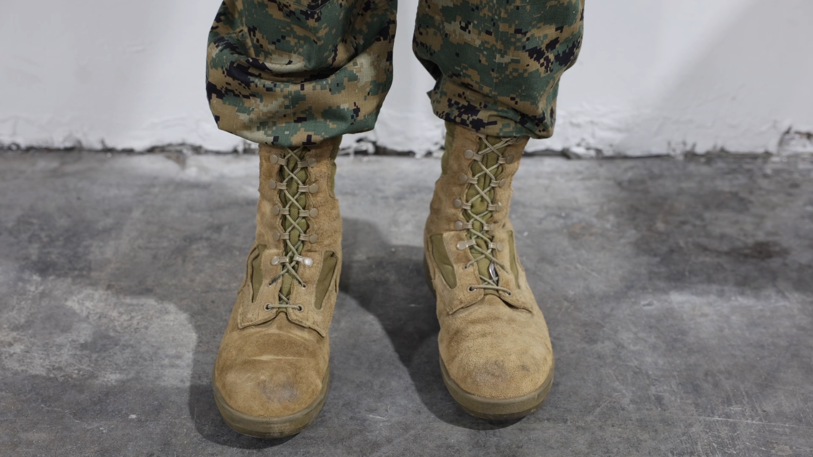 Used USMC Hot Weather Combat Boots Mcrae Coyote Brown Marine Corps Mens ...