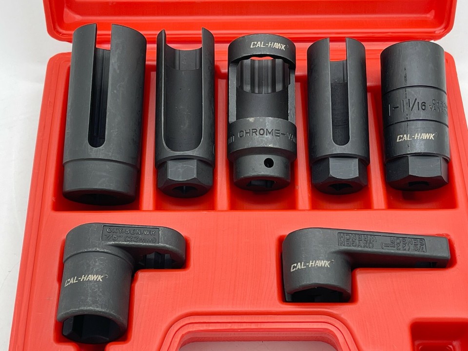 7Pc Drive Oxgen Socket Set Oxygen Sensor Sockets Removal Tool Kit New ...