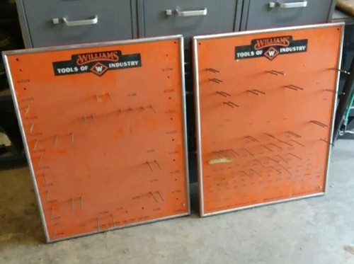Pair Of 1930s/40s Vtg Williams Snap-on Tool store Displays signs ...