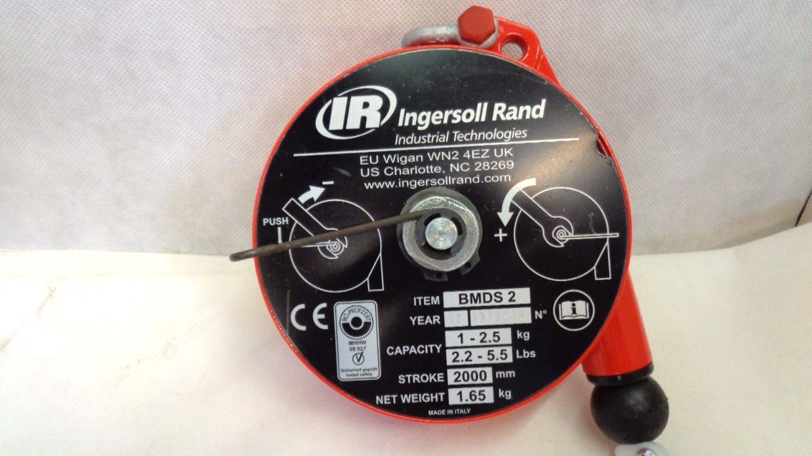 NEW IN BOX INGERSOLL-RAND BMDS-2 TOOL BALANCER-RETRACTOR 2.2-5.5 LBS ...