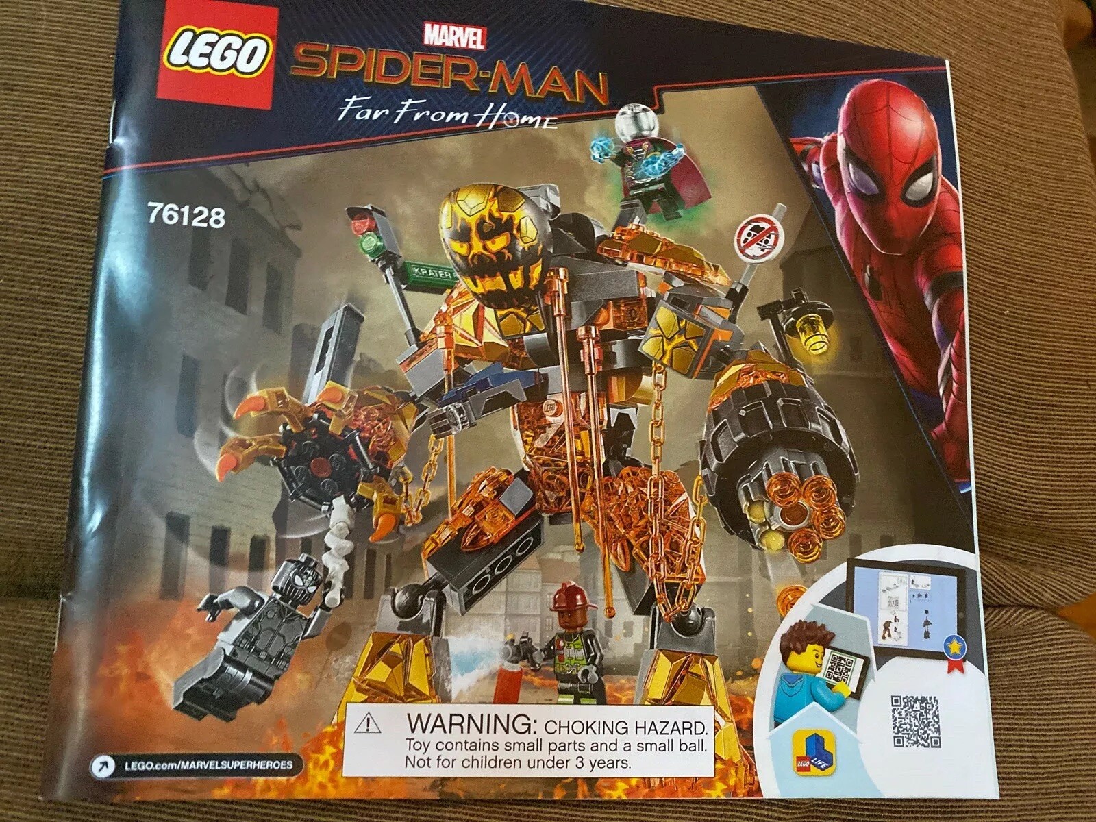 Lego Instruction Manual 76128 Spider Man Far From Home Marvel Mint | eBay