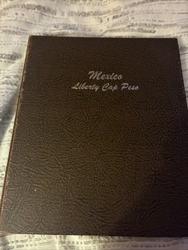 Mexico Liberty Cap Peso Album Only One Missing ,Plus 13 8 Reales Silver ...