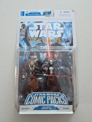 Star Wars Republic Comic Packs #69 Asajj Ventress & Tol Skorr Action ...