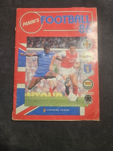 100% Complete Panini Football 86 Football Sticker Album 1986 Not World ...