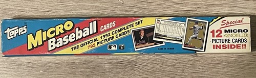 topps micro baseball cards 1992 Complete Set | eBay
