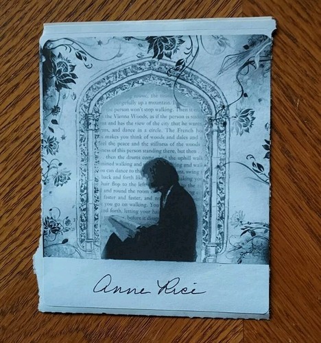 Anne Rice Interview With A Vampire Author Signed Autograph Bookplate | eBay