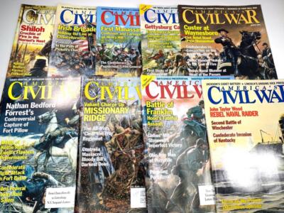 Lot of 9 Issues -- AMERICA'S CIVIL WAR Magazine -- 1997-2002 | eBay