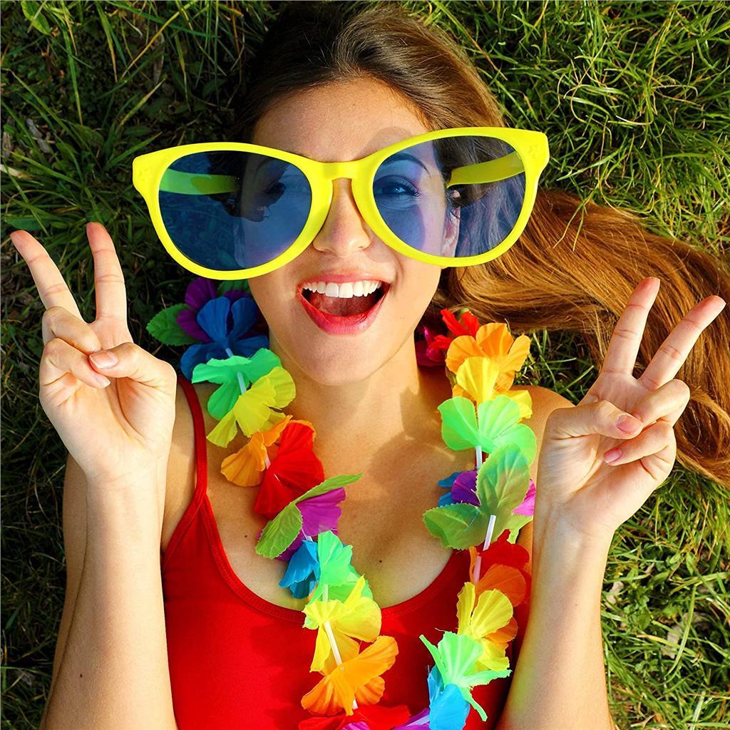 6,12,24,48 HAWAIIAN LEI HULA ALOHA HAWAII HEN STAG FLOWER GARLAND PARTY ...