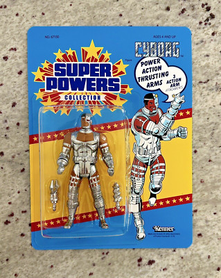 Custom Kenner - CYBORG - Super Powers Figure - MINT ON CARD! | eBay
