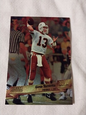 1993 GINO TORRETTA WILD CARD SUPER CHROME ROOKIE RC #195 MIAMI ...