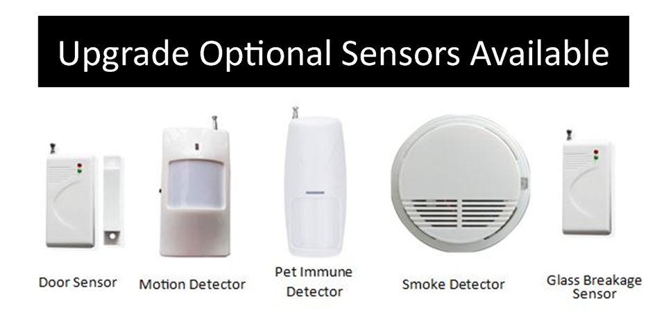 Complete Smart Security Alarm System with Camera + Remote Sensors ...