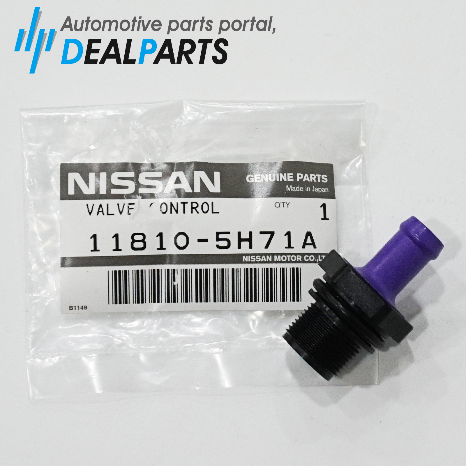 Genuine Nissan PCV Valve 11810-5H71A for Versa 1.6 Versa Note 1.6 | eBay