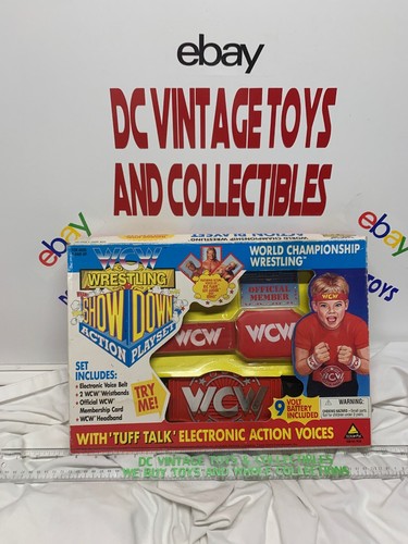 Toy Max WCW Rick Flair WWF WWE NATURE BOY Wrestling Show Down Action ...