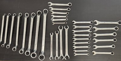 Lot of 33 Assorted Generic Wrenches Spanners Combination | eBay