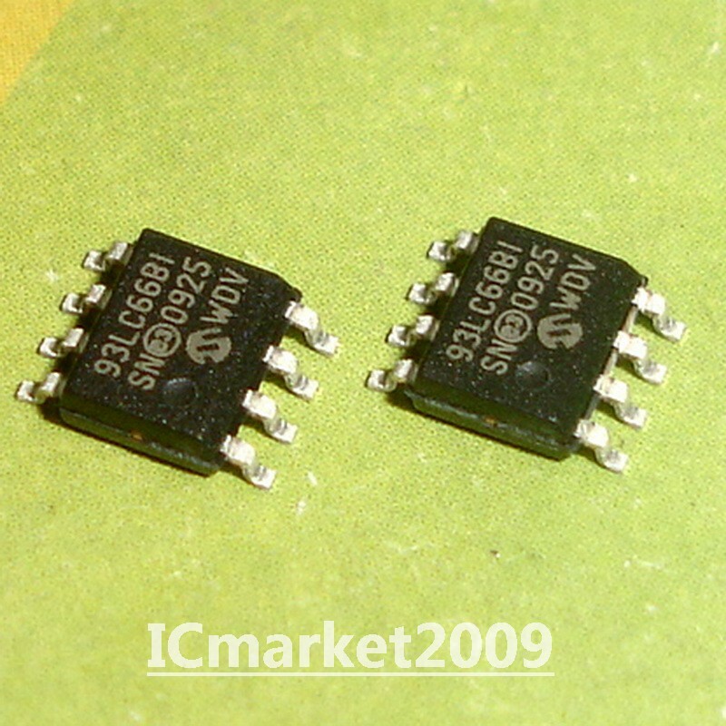 50 PCS 93LC66B-I/SN SOP-8 93LC66BI 93LC66 4K Microwire Compatible Serial EEPROM | eBay