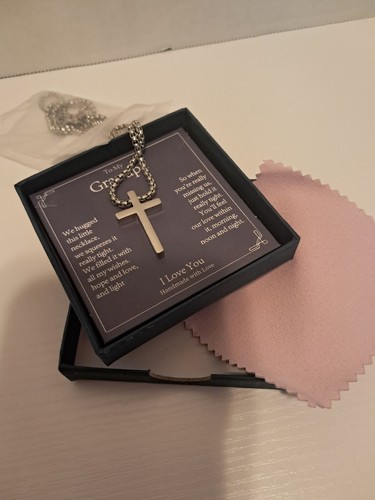 To My Grandpa (20 Inch) Chain, Cross Necklace, For any occasion | eBay