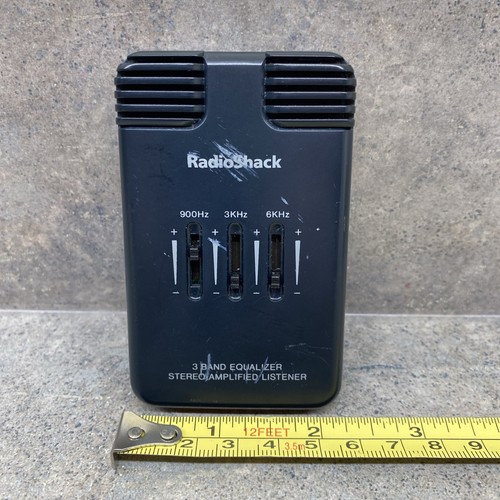 Radio Shack 33-1097 Stereo Amplified Listener 3 Band Equalizer Hearing ...