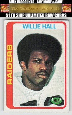 1978 Topps #345 Willie Hall | eBay