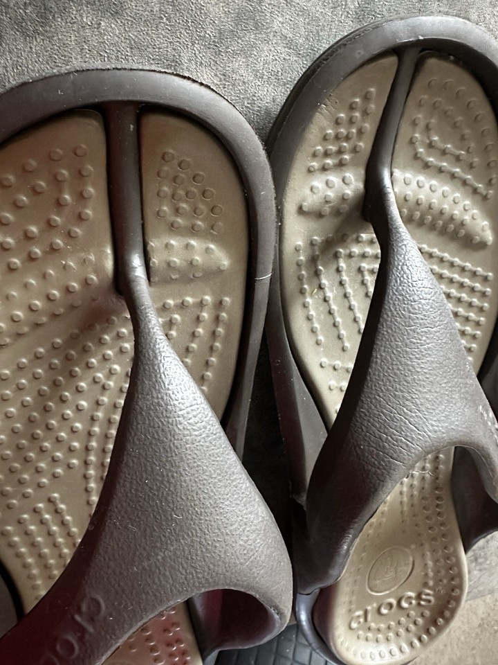 CROCS Athens Flip Flops Brown Men’s Size 10 Women’s Size 12 NEW | eBay