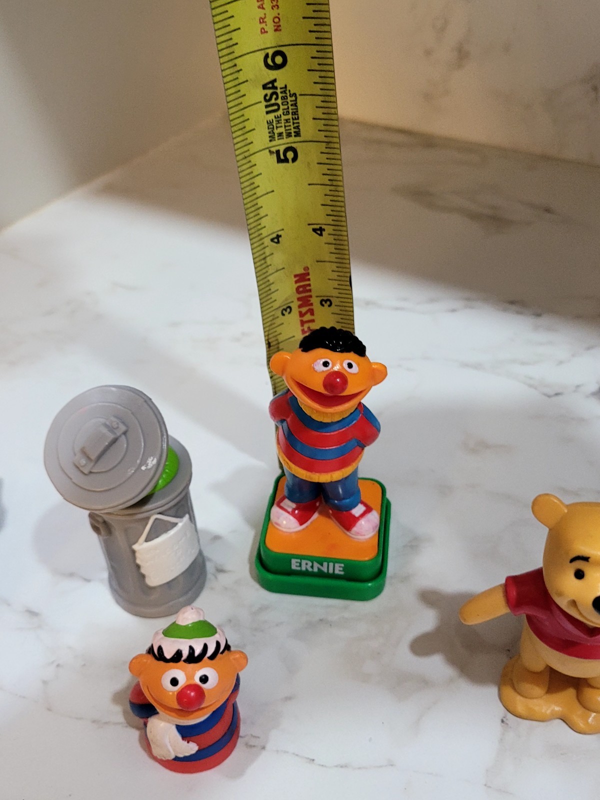 VTG Sesame Street Henson PVC Figures Set Lot Of 6 Muppets Winnie The ...