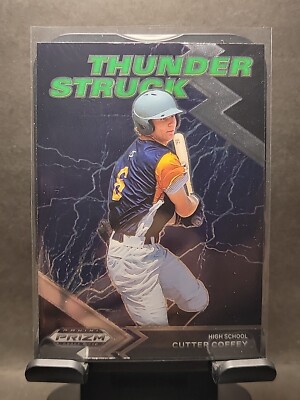 2022 Prizm Draft Picks Baseball Thunderstruck #TH-CC Cutter Coffey | eBay