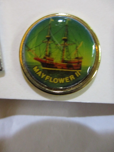 Vintage "Mayflower ll" Round Hat/Tie/Lapel Tack Pin - Made in New ...
