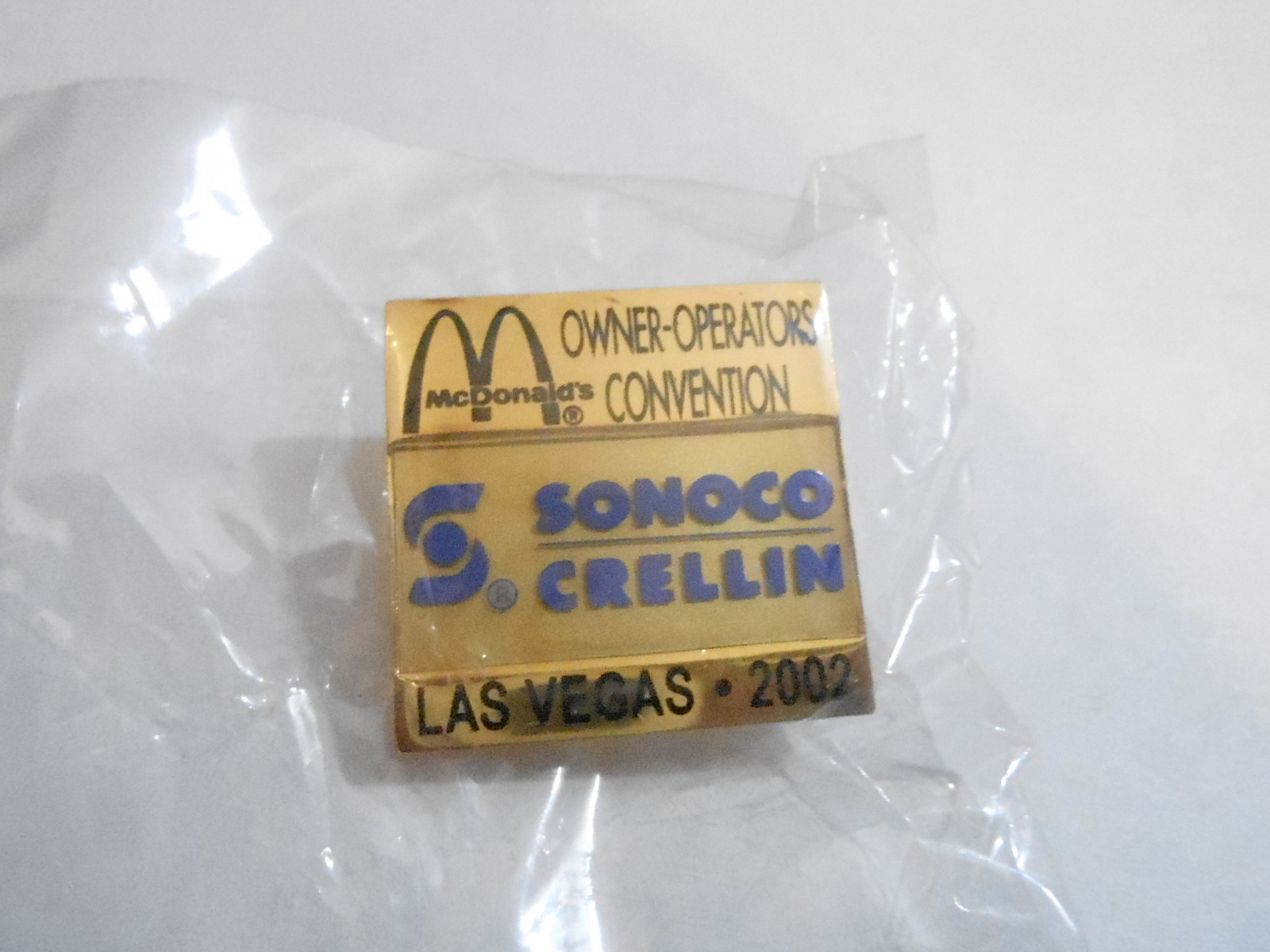 NOS McDonalds Advertising Enamel Pin #55 - 2002 LAS VEGAS - SONOCO ...