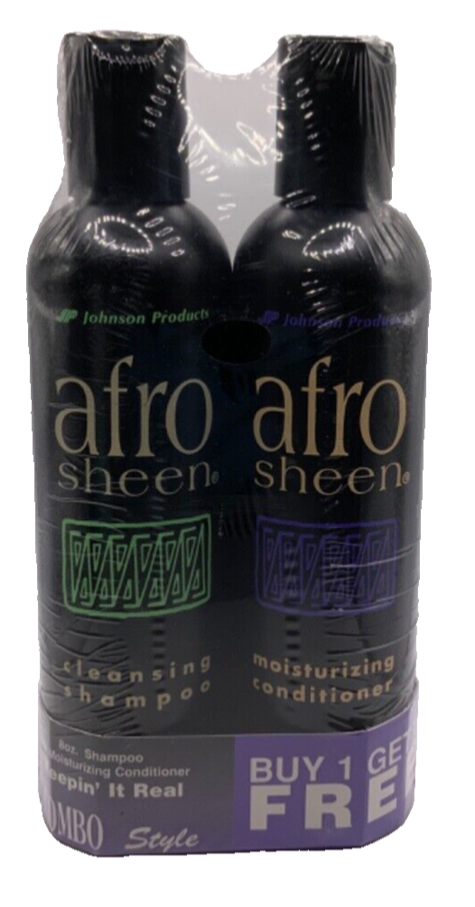 VINTAGE Afro Sheen Cleansing Shampoo & Moisturizing Conditioner 8 oz ...