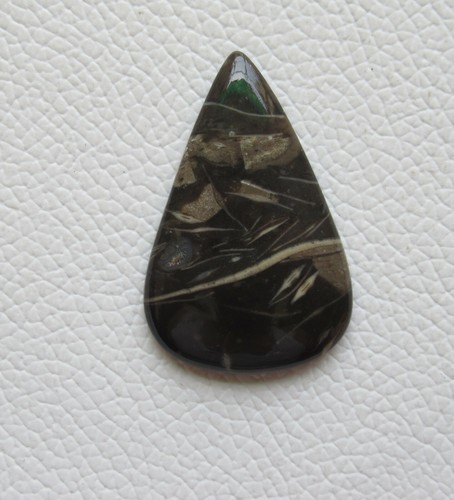 BAT CAVE JASPER CABOCHON PEAR SHAPE 37.75 CTS NATURAL LOOSE GEMSTONE E ...