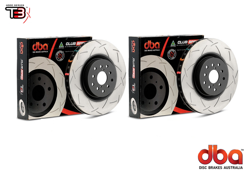 Front Brake Discs Set DBA T3 4000 For Honda Civic Type R FK2 FK8 350mm ...