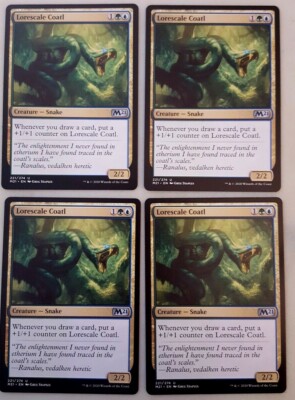 4x Lorescale Coatl M21 Core Set 2021 MTG Magic The Gathering NM Playset ...