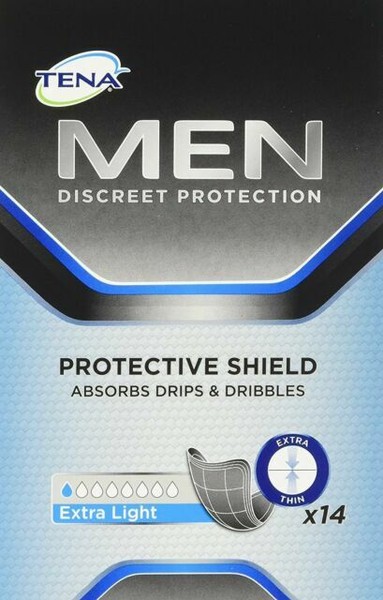Tena Extra Light Men Protective Shield - Pack of 14 for sale online | eBay