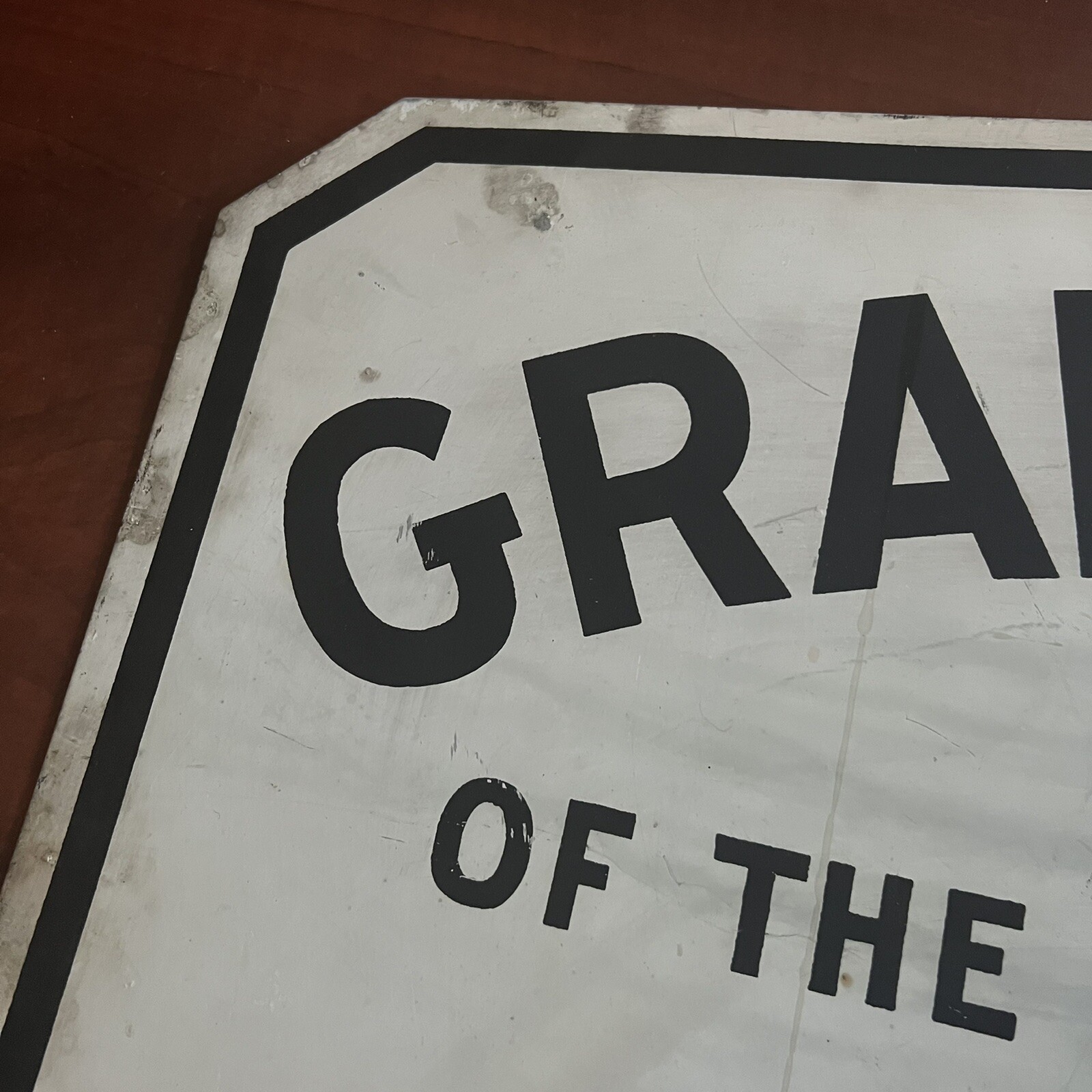 Authentic Vintage 24” GAR Grand Army Of The Republic Highway Sign Route ...