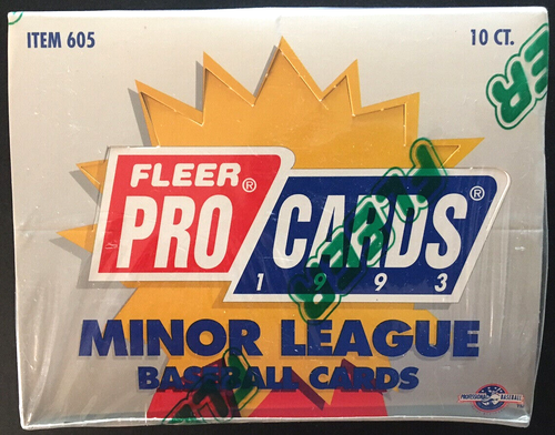 1993 PROCARDS Master Box 10 Sets ( Fleer ) Nashville Sounds 10 SEALED ...