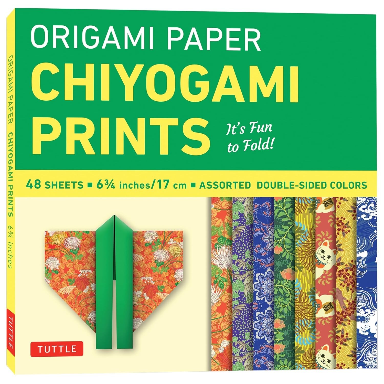 Origami Paper Chiyogami Prints 6 3/4in 48 Sheets Double Sided Tuttle ...