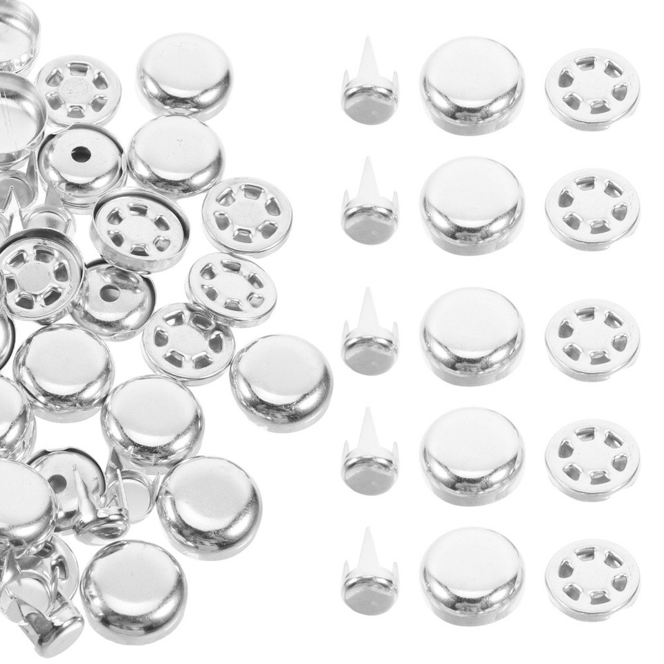 200pcs Baseball Cap Button Top Replacement, Metal Round Buttons For Hat ...
