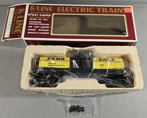 K-LINE K-6325 0/027 SCALE PENN SALT CLASSIC TANK CAR NEW IN BOX | eBay