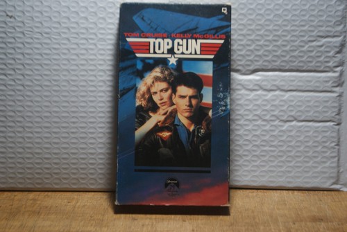 Top Gun (VHS, 1986) Tom Cruise, Kelly McGillis Navy Action Romance Jets ...